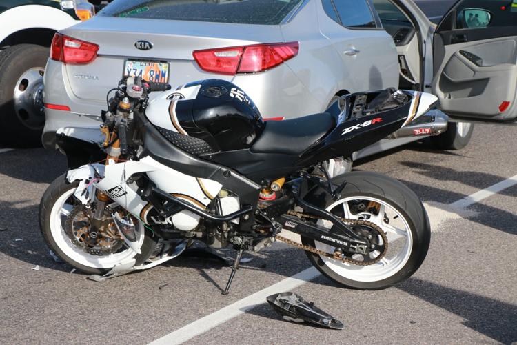Motorcyclist rear ends car on St. George Boulevard | Local News ...