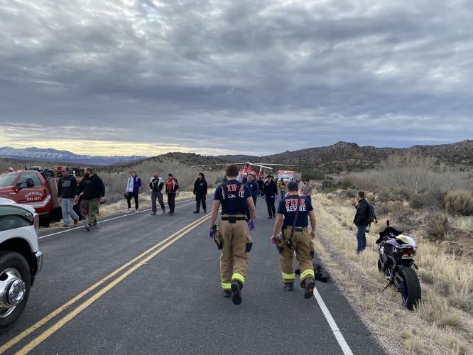 Motorcycle goes off road near Veyo, passenger airlifted | Local News ...