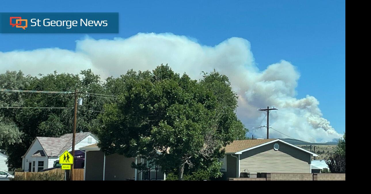 Kane Fire in northern Arizona, Thompson Ridge Fire south of Beaver ...