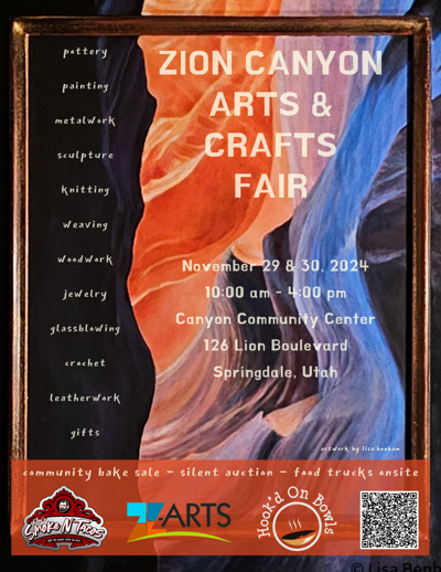 Zion Canyon Arts & Crafts Fair in Springdale to offer range of items ...