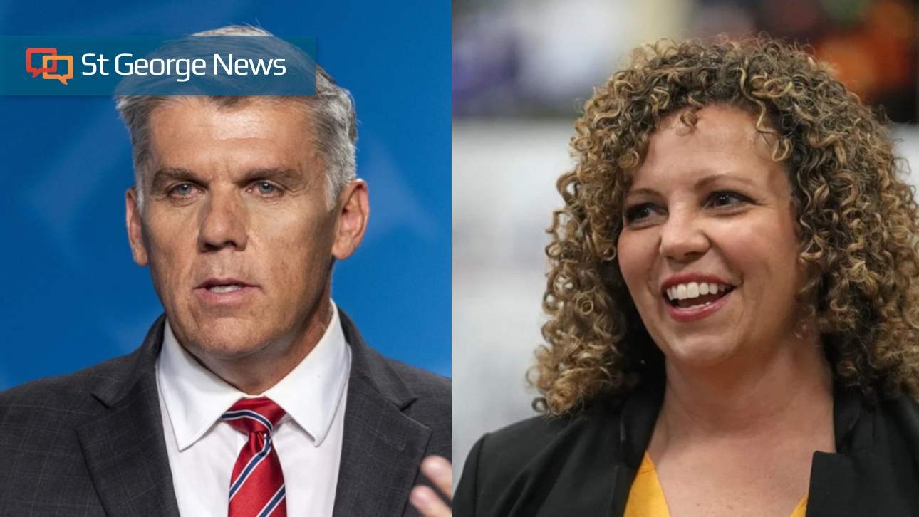 Maloy, Lyman talk ICE, data centers in debate for Utah’s new 3rd ...