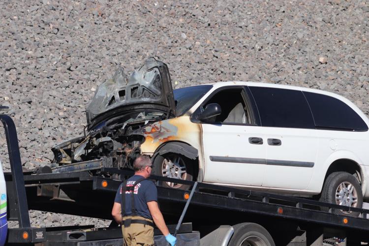 Vehicle fire diverts traffic on Red Cliffs Drive | Local News ...