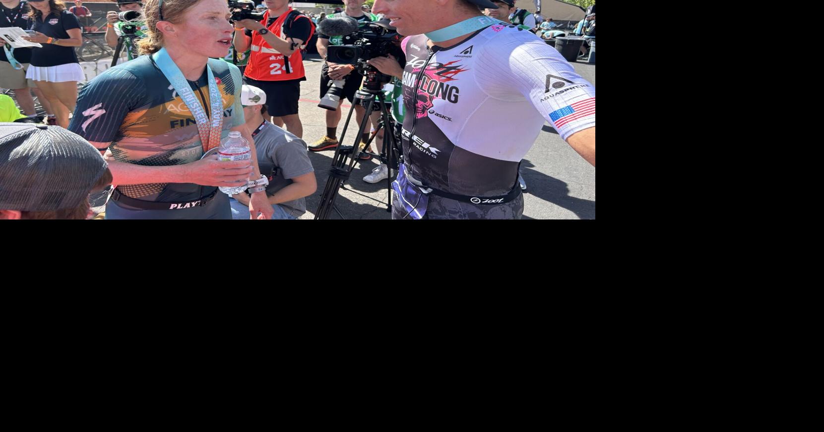 Sam Long sets course record, wins consecutive Ironman 70.3 men’s ...