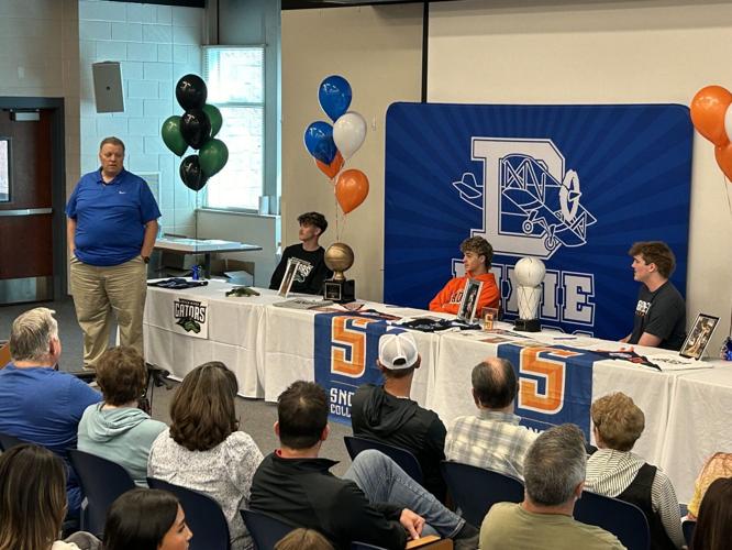 Basketball, soccer stars at Dixie High School sign to take their skills ...