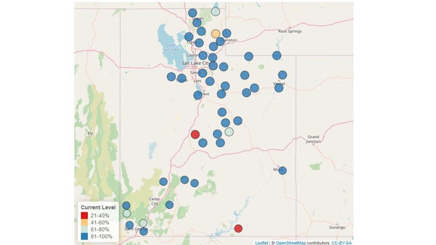 Southern Utah water managers see replenished reservoirs, stress ...
