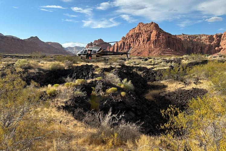 Star 8 airlifts hiker from Snow Canyon State Park | Local News ...