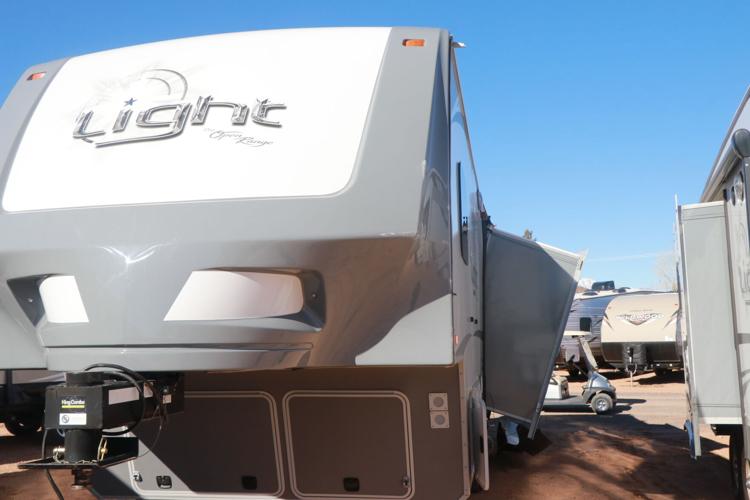 Driver arrested on suspicion of DUI after crashing into trailers at ...