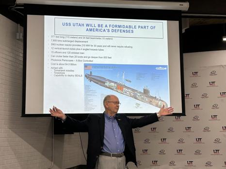 ‘Steely eyed killer of the deep’: USS Utah submarine to be christened ...