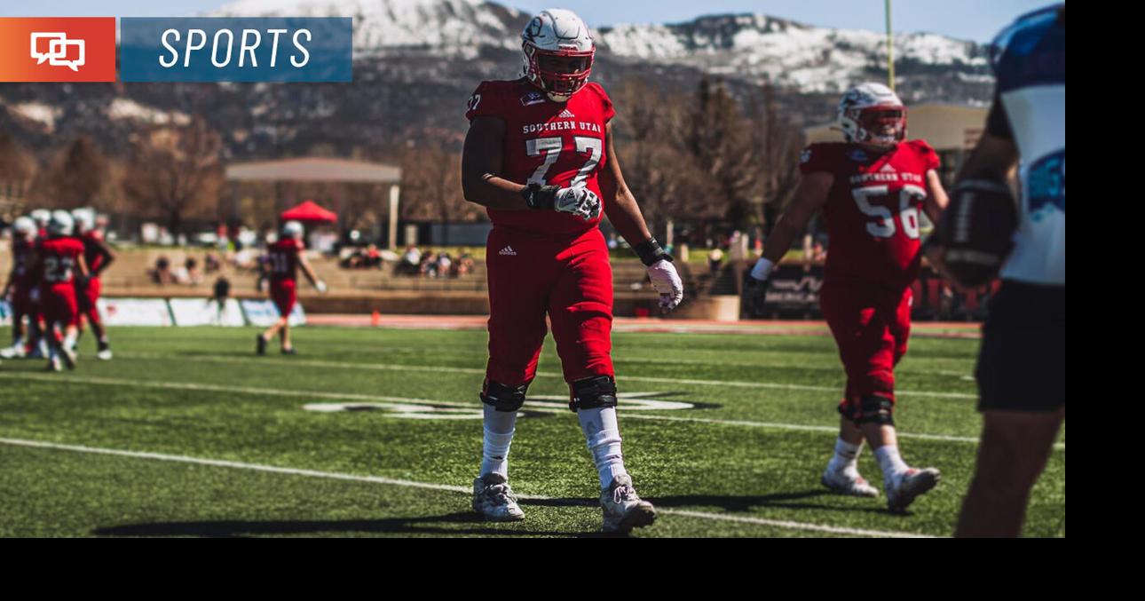 SUU offensive lineman Braxton Jones selected by Chicago Bears in 5th ...