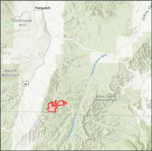 Wildfire west of Bryce Canyon grows to 2,159 acres | News ...