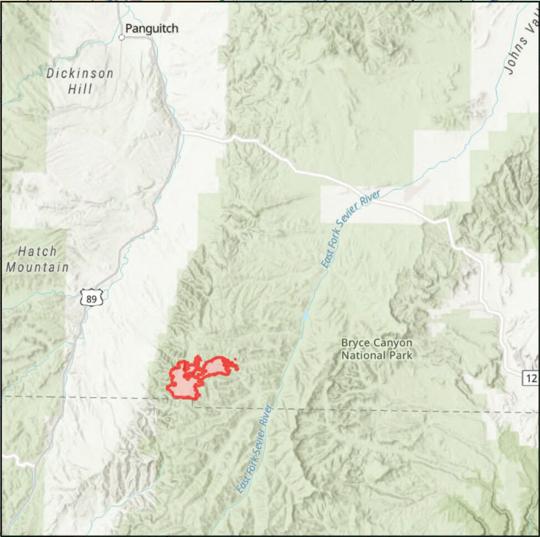 Fire crews gain ground on France Canyon Fire near Bryce Canyon ahead of ...