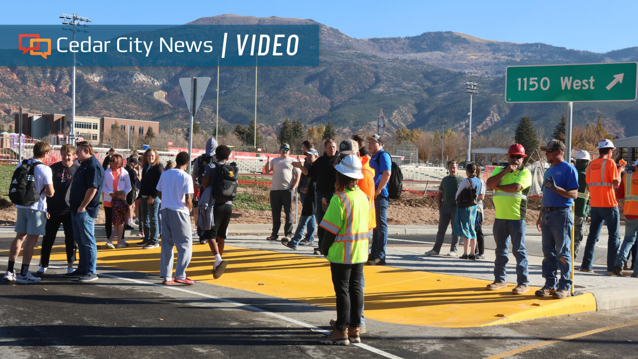 Officials, SUU students celebrate new roundabout on corner of campus in ...