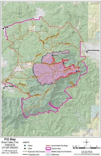 West Valley Fire containment reaches 46 percent | Local News ...