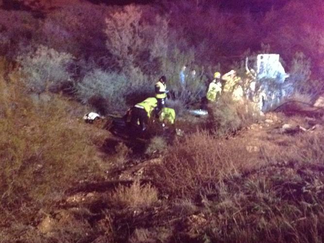 Three injured when I-15 accident causes rollover down embankment | News ...