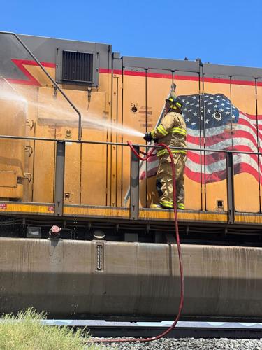 Firefighters extinguish locomotive fire near Beryl Junction | Local ...