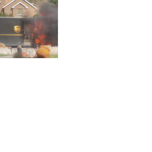 UPS truck bursts into flames in Winchester Hills; bullet casings pop ...