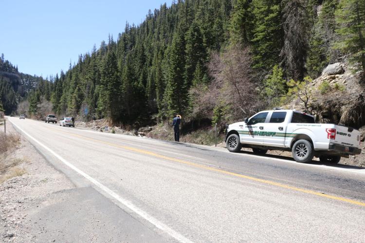 Pickup truck hits boulder, veers off SR-14 into creek | Local News ...