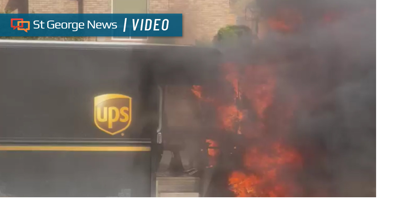UPS truck bursts into flames in Winchester Hills; bullet casings pop ...