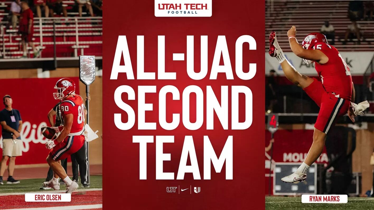 Utah Tech football: Desert Hills grad, punter earn postseason all ...
