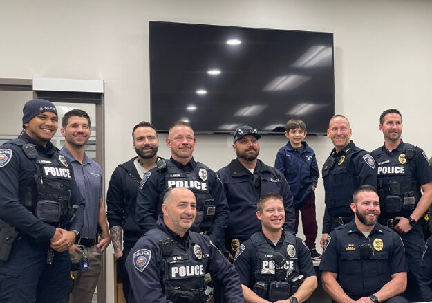 Washington City Police Department swears in youngest officer on the ...