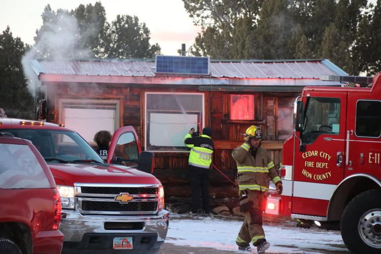 Firefighters battle work shed blaze in rural area of Iron County ...