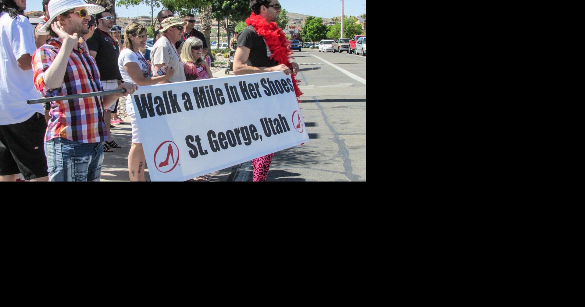 High heels, high hopes as men ‘walk a mile in her shoes;’ STGnews ...