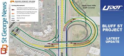 UDOT invites public to open house on Bluff-Sunset intersection plans ...