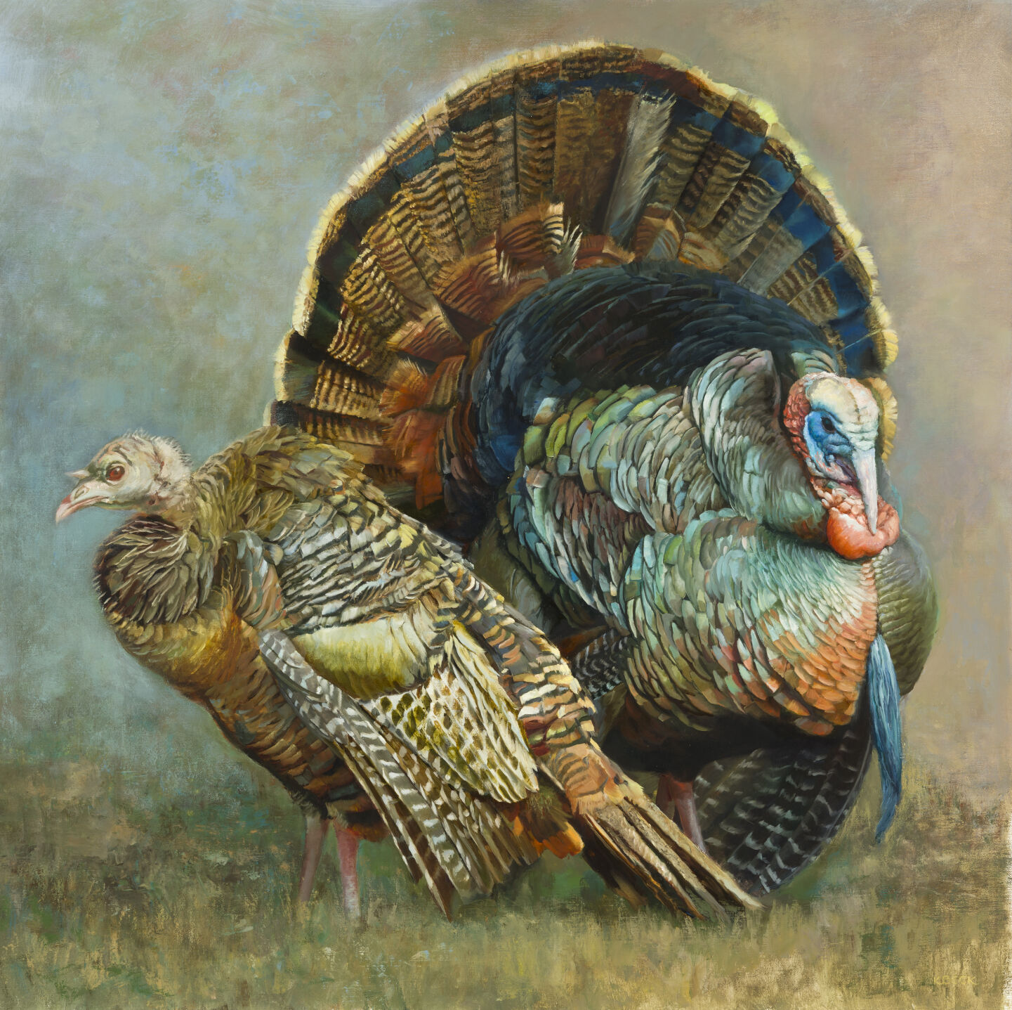 ‘Such an honor’: Ivins artist wins national award for turkey-themed oil ...