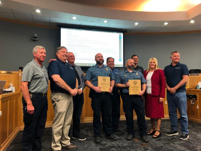 Gone fishin’: Hurricane City Council honors outgoing police officers ...
