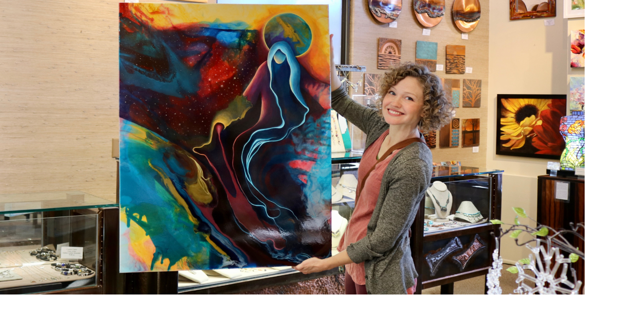 ‘Organizing chaos’: This St. George artist lets dripping paint tell the ...