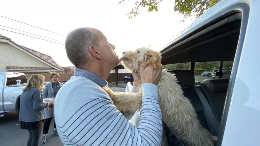 ‘The smiles are worth it’: 230 pies handed out at Larkin Group pie-thru ...