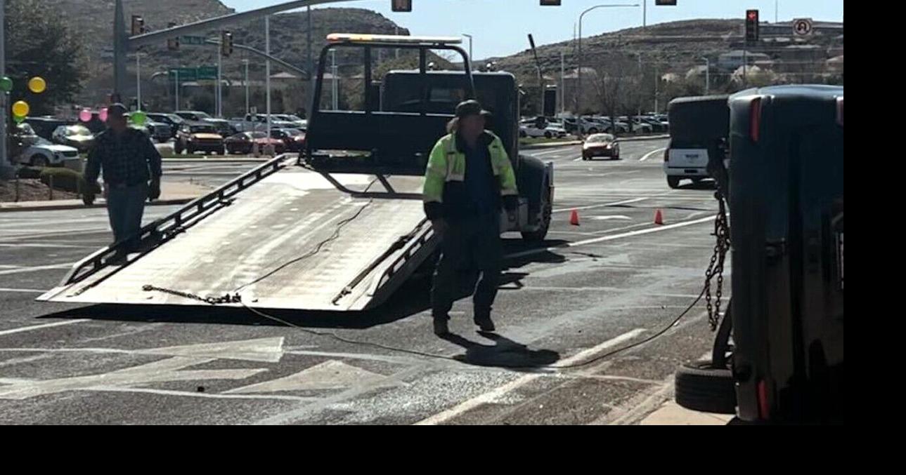 Driver blames brake failure for 3-car collision, toppled vehicle in St ...