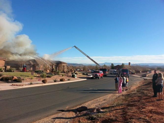 Home fire in The Palisades in Ivins | News | stgeorgeutah.com