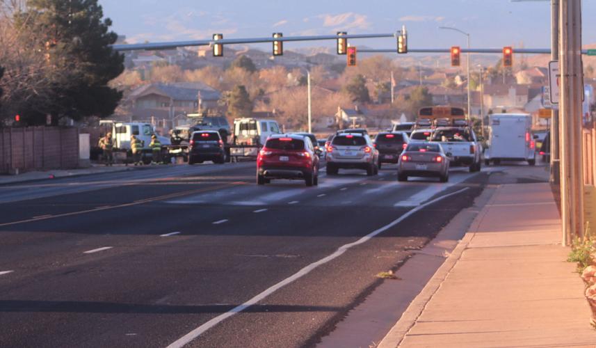 Driver trapped, injured after 2 vehicles collide in St. George | Local ...