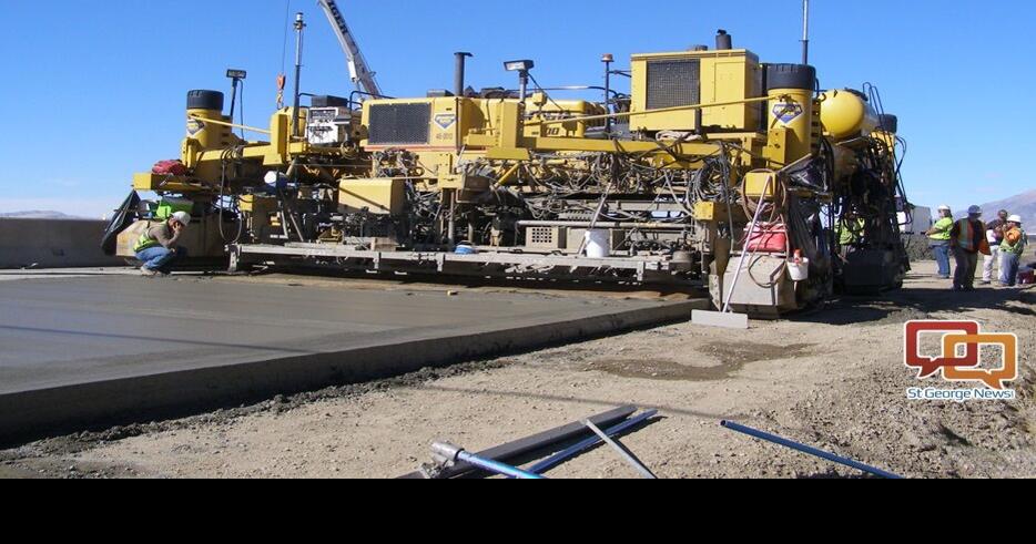Man gets crushed inside concrete paver on I-15 | News | stgeorgeutah.com