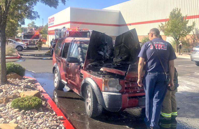 Land Rover fire in Costco parking lot results in ‘high-level response ...