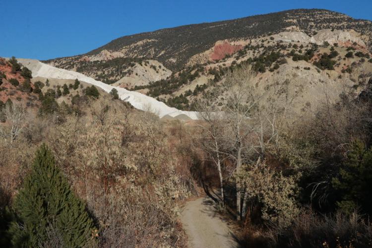 Monument commemorating Cedar Canyon’s Old Gypsum Quarry dedicated ...