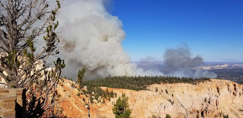 Riggs Fire grows as it burns in part of Bryce Canyon National Park ...