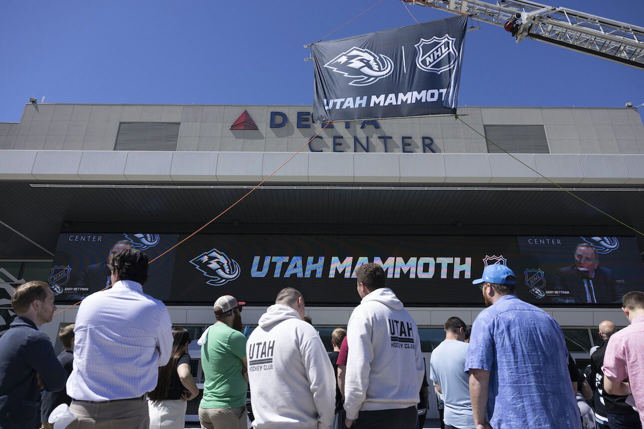 Utah Mammoth is the permanent name of the NHL team in Salt Lake City ...