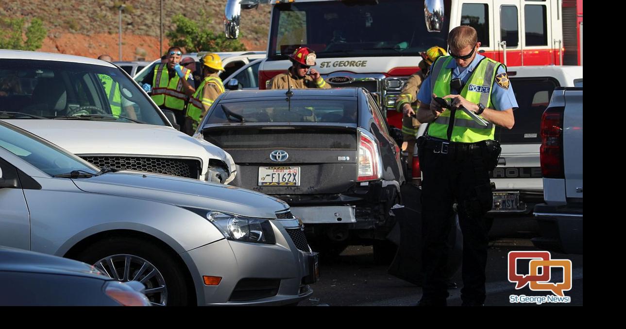 8-car collision at St. George intersection causes multiple injuries ...