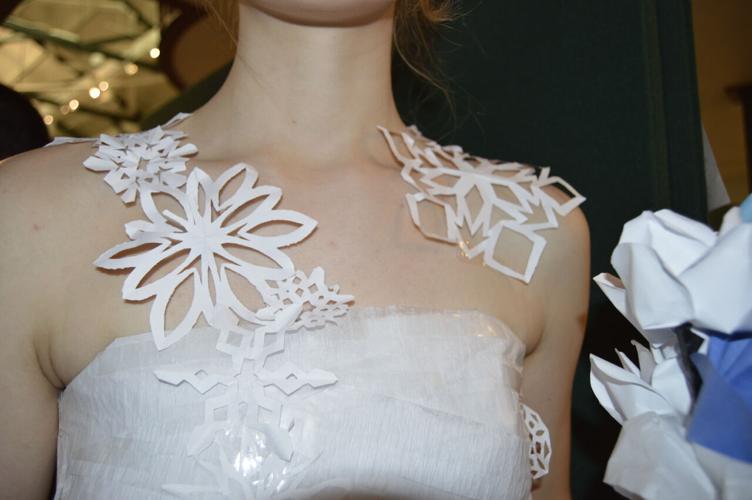 Dixie dolls turn out in paper for museum’s wedding dress competition ...