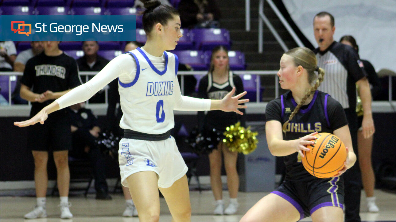 4A girls state basketball: No. 1 Dixie beats Desert Hills, will face No ...