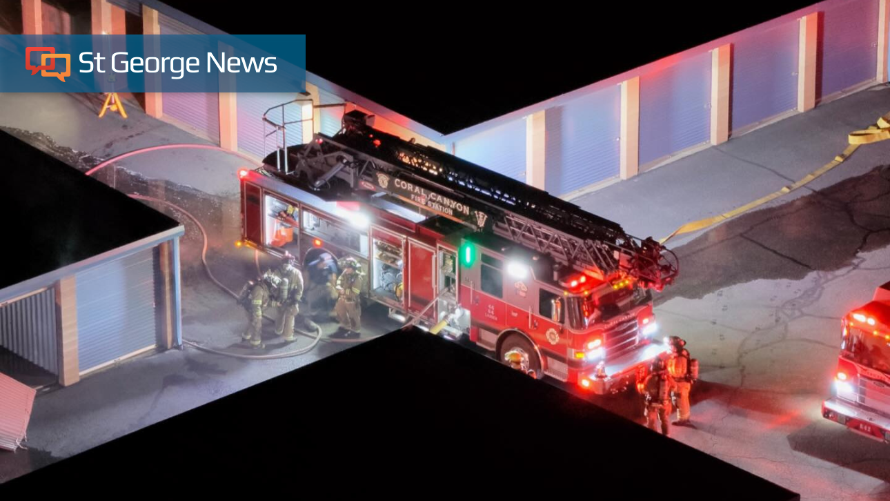 Storage unit fire erupts in Hurricane, drawing multiple agencies ...