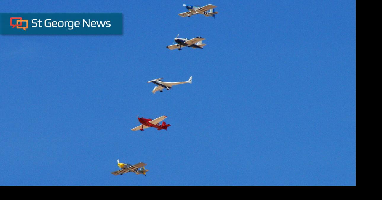 What were those odd planes flying in formation above St. George over ...