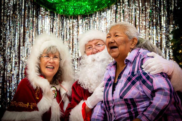 Santa arrives in his ‘desert sleigh’ at the Shivwits Reservation to ...