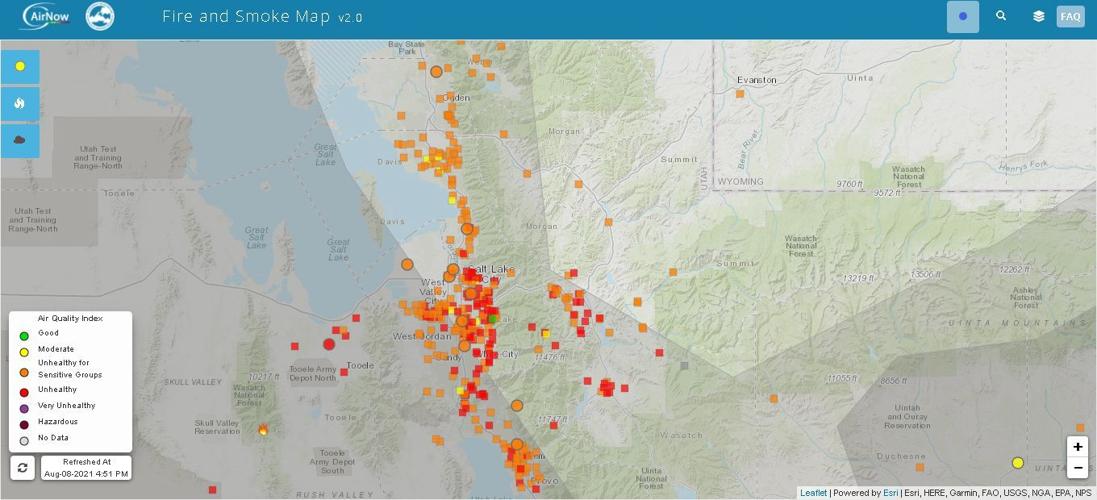 As wildfire smoke spreads, who’s at risk? | Local News | stgeorgeutah.com