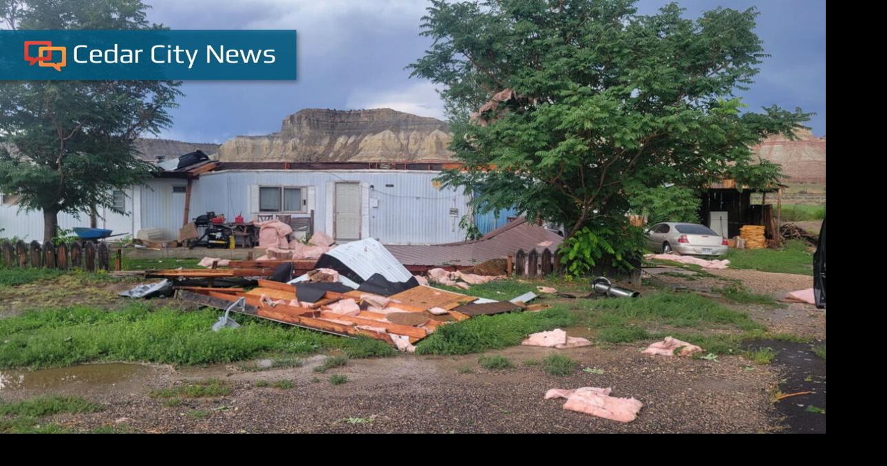 UPDATED: Southern Utah home loses roof to high winds, initially ...
