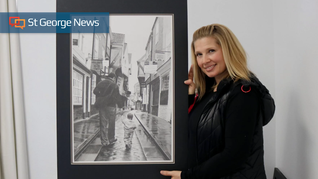 From poles to portraits: Meet the St. George artist who dances, draws ...