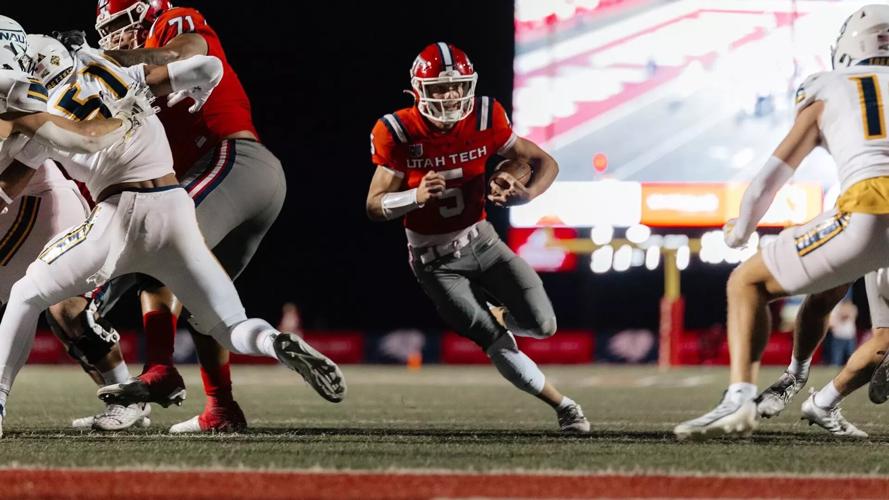 Utah Tech football: Dixhie High grad Reggie Graff named to 2025 ...