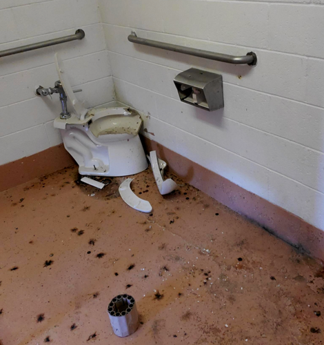 Dozen toilets blown up, smashed in park restrooms over 2-month span ...